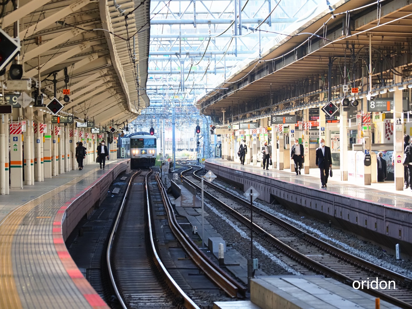 185系湘南ライナー東京到着 | RAILRAILRAIL 毎日鉄道写真とともに！