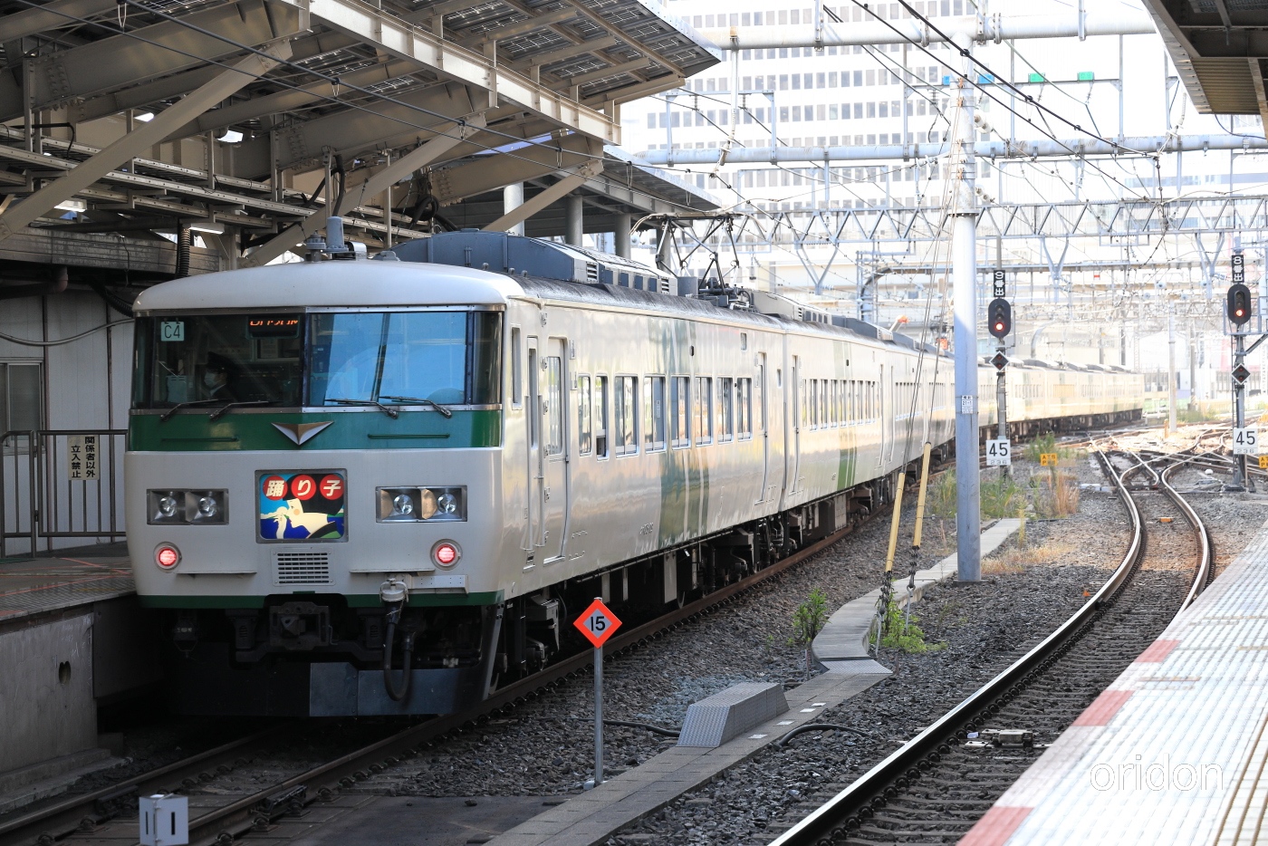 185系ならではの光景 | RAILRAILRAIL 毎日鉄道写真とともに！