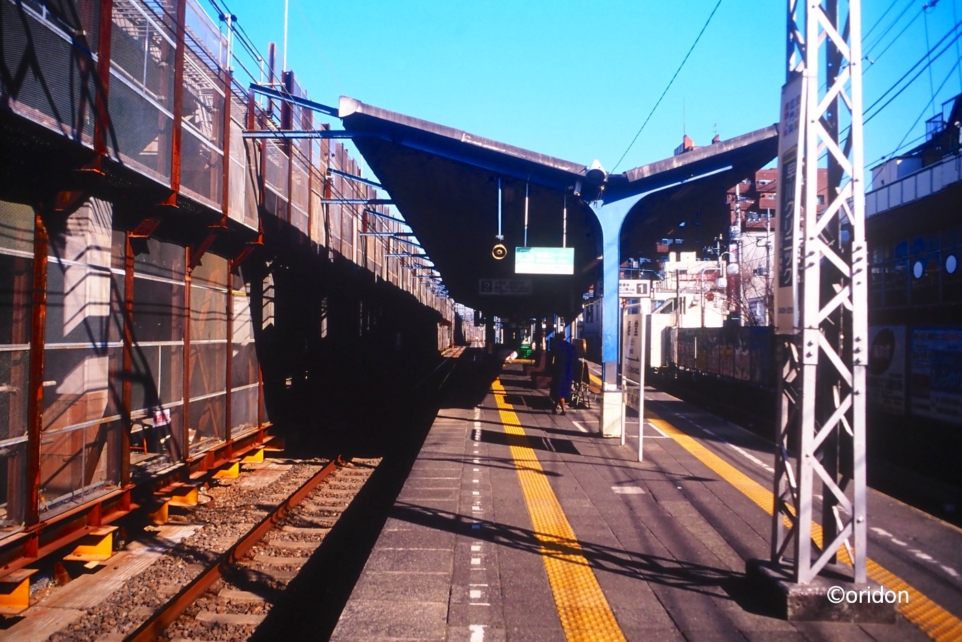 2000年頃の小田急経堂駅、高架化工事真っ最中 | RAILRAILRAIL 毎日鉄道写真とともに！